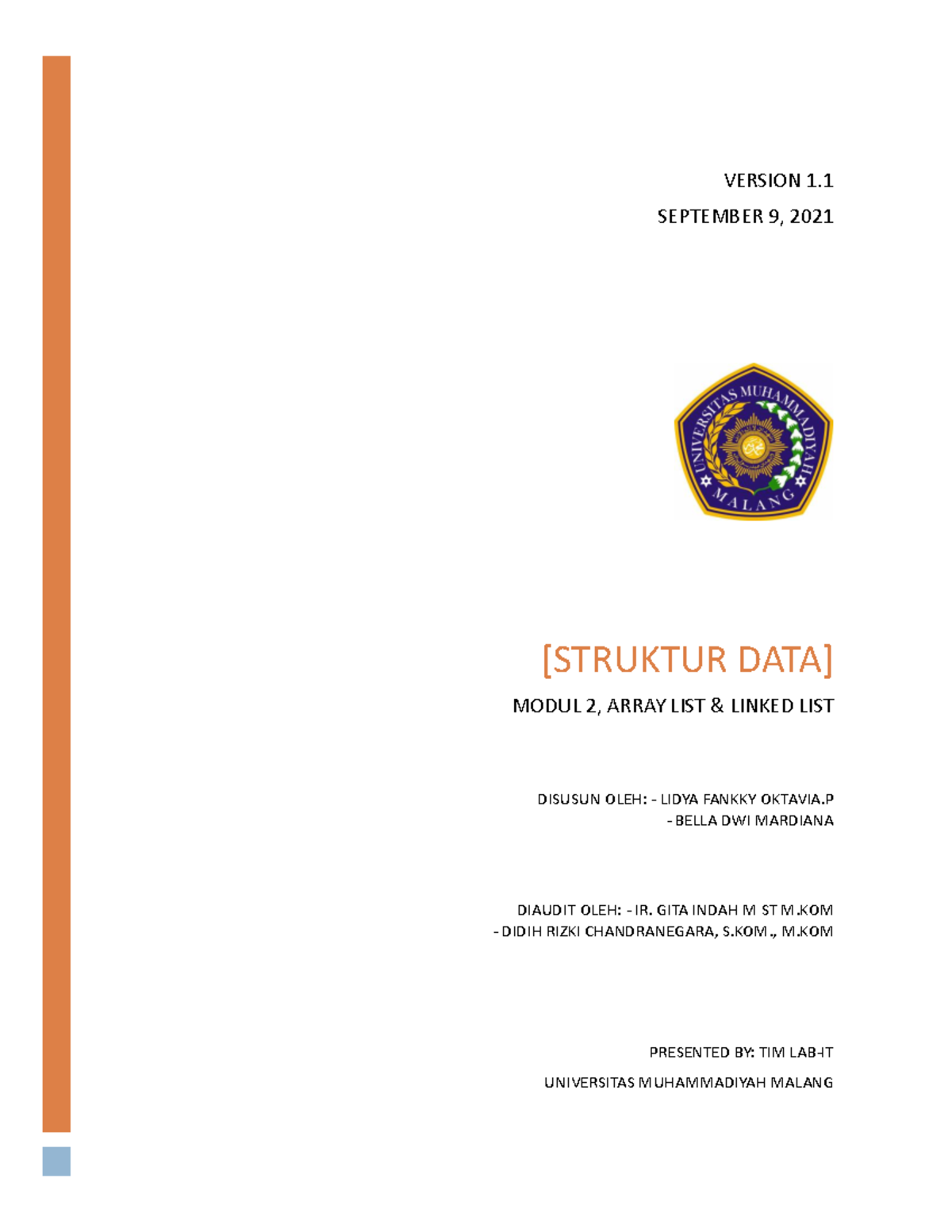 Modul 2 Attachment Struktur Data Modul 2 Array List And Linked List