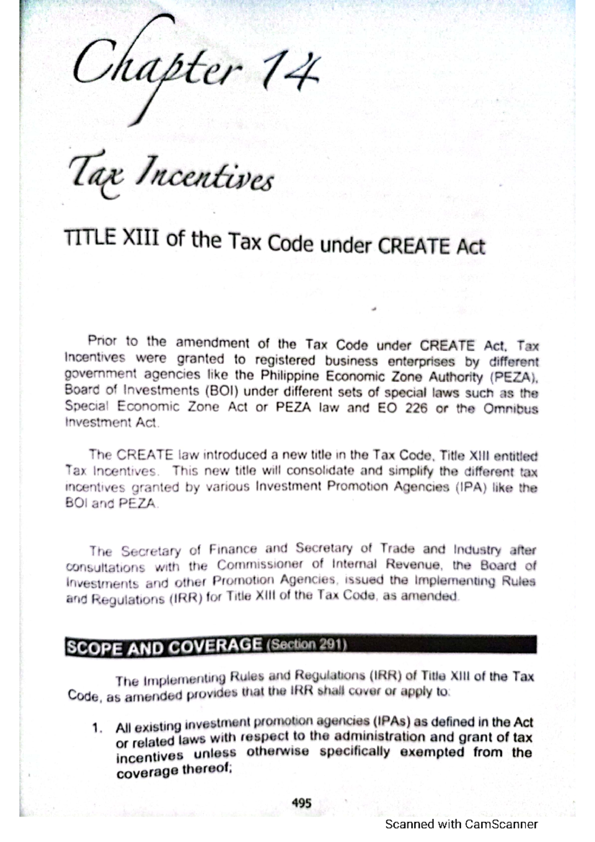 Chapter 14 - Business and Transfer Tax - Studocu