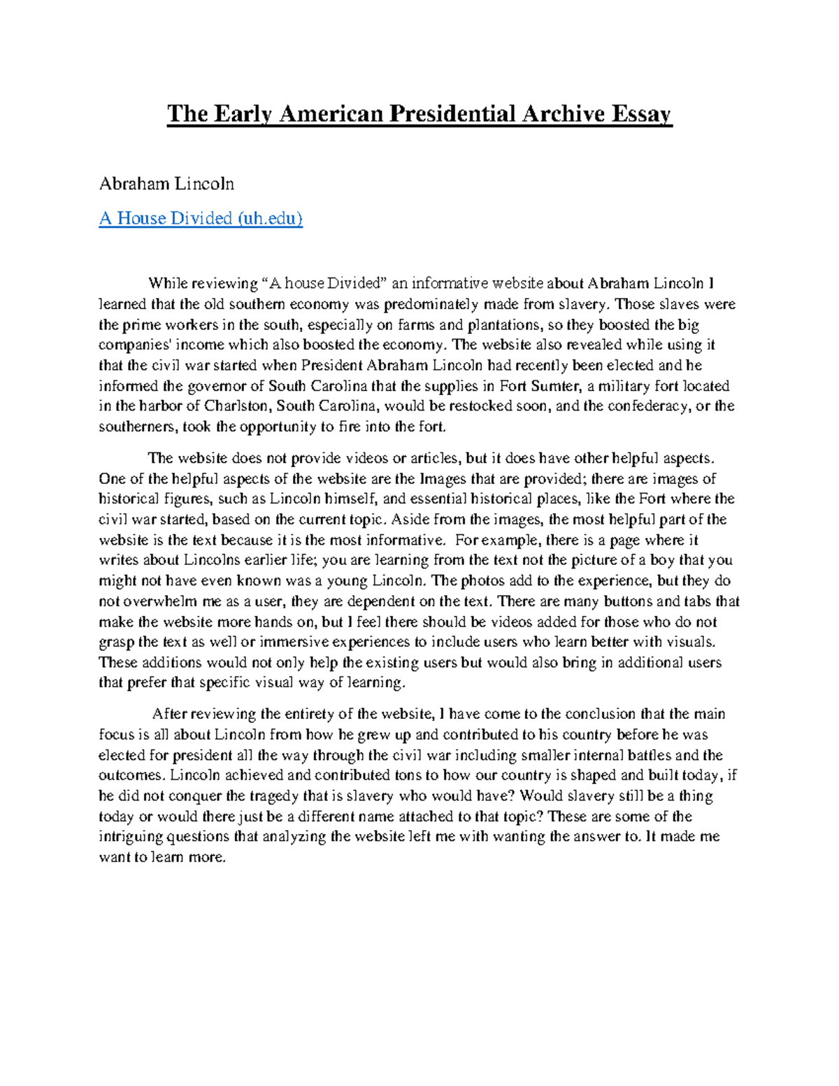 Presidential Archive Essay - The Early American Presidential Archive ...