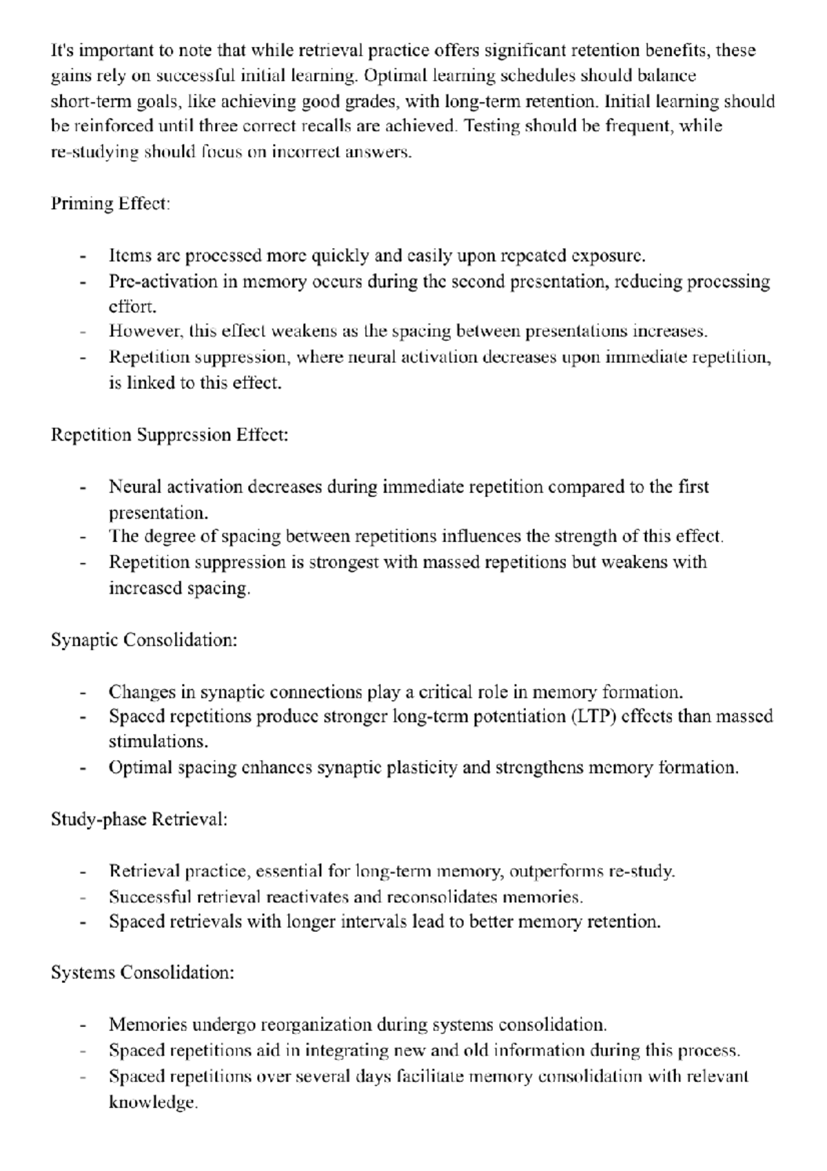 Random File 2 - Notes - important to note that while retrieval practice ...