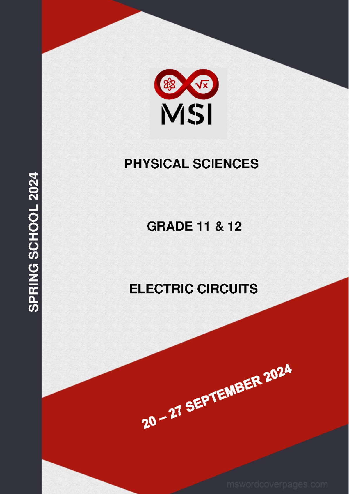 Electric circuits - Grade 11 and 12 physical sciences for the year 2024 ...