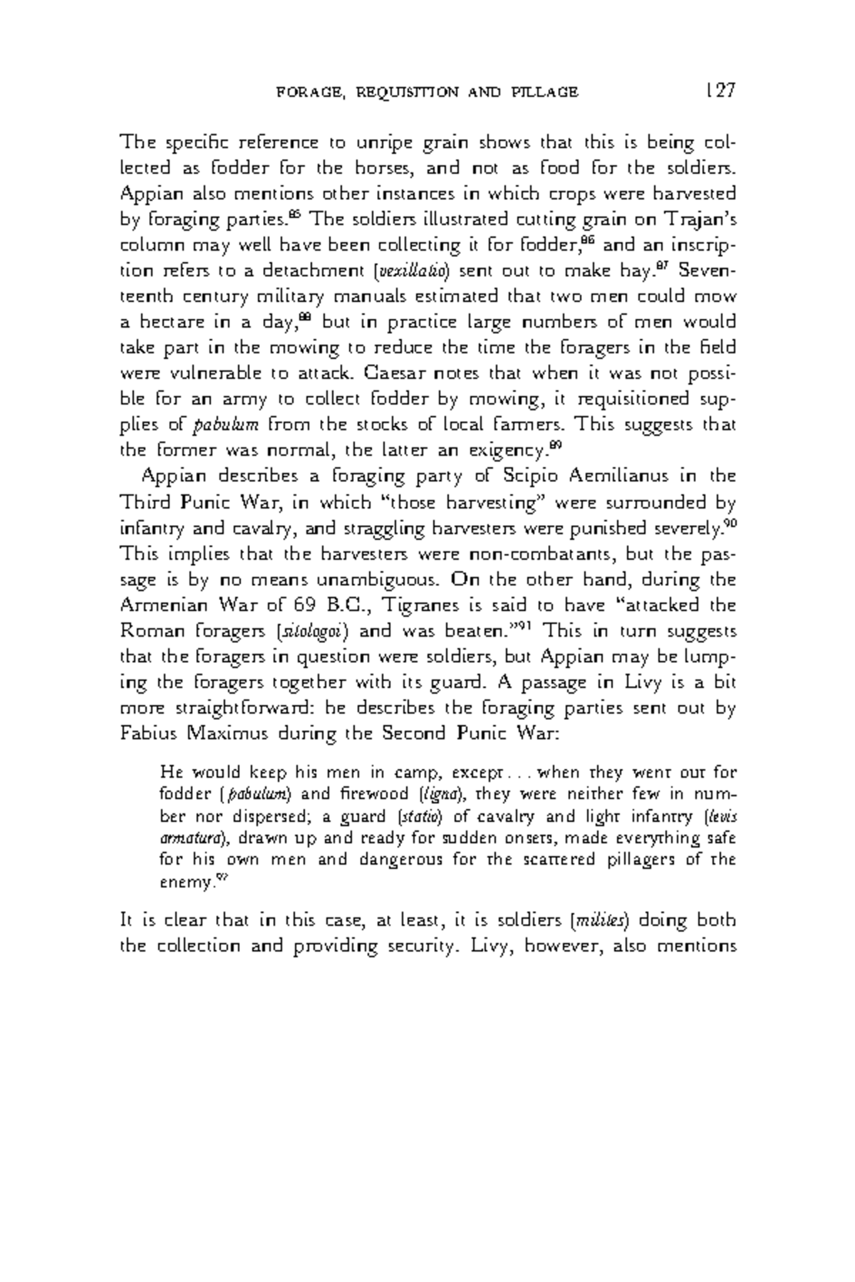 History - The History of Army 14 - The specific reference to unripe ...