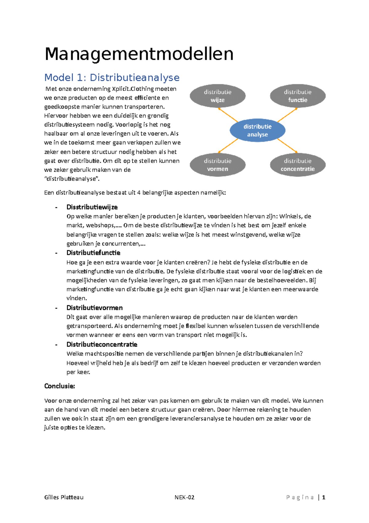 Managementmodellen - Overzicht modellen - Managementmodellen Model 1 ...