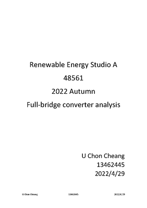 Full-bridge Converter Report - 13545102 Full-bridge Power Converter 1 ...
