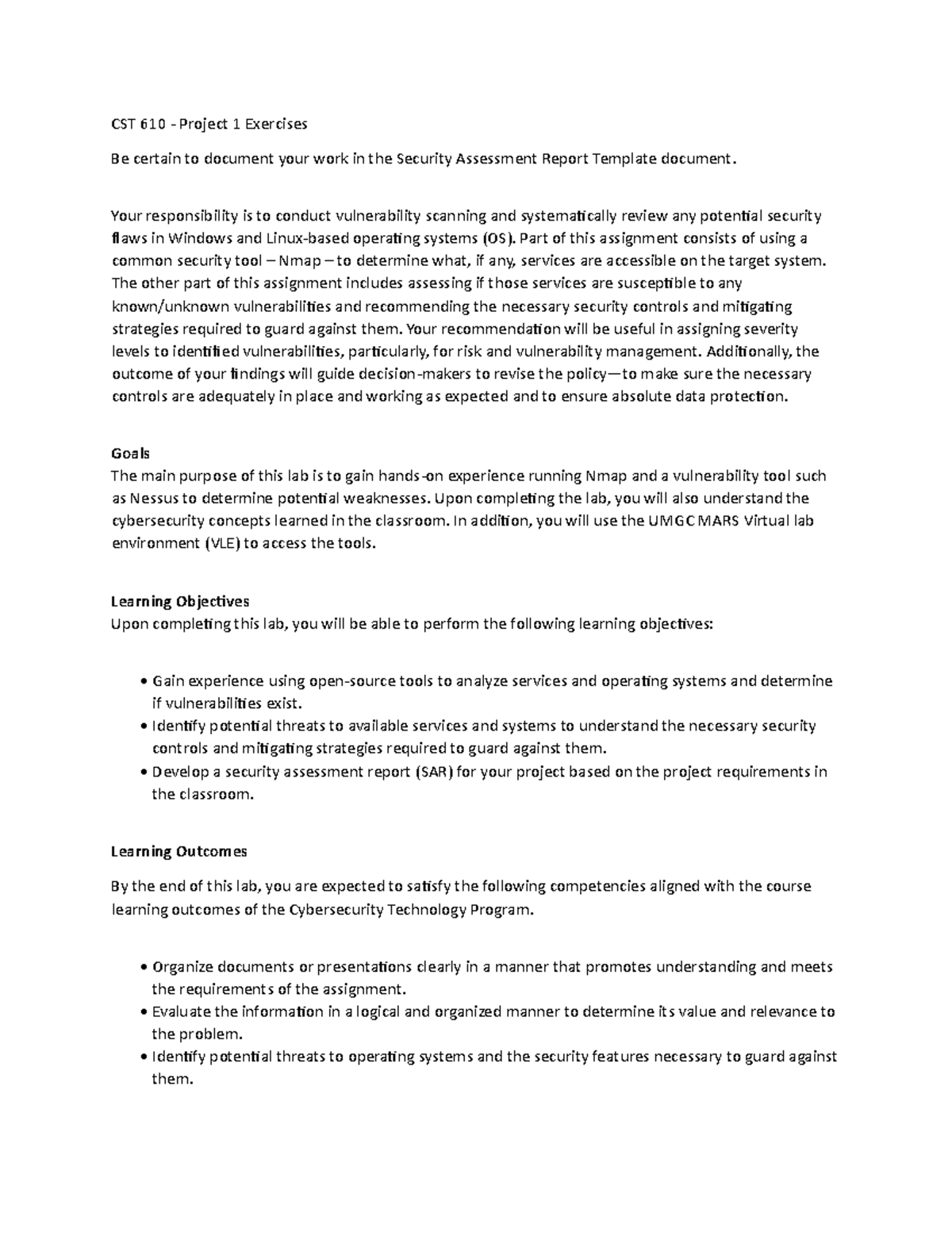 CST610 Project 1 Lab - Revised Winter 2024 - CST 610 - Project 1 ...