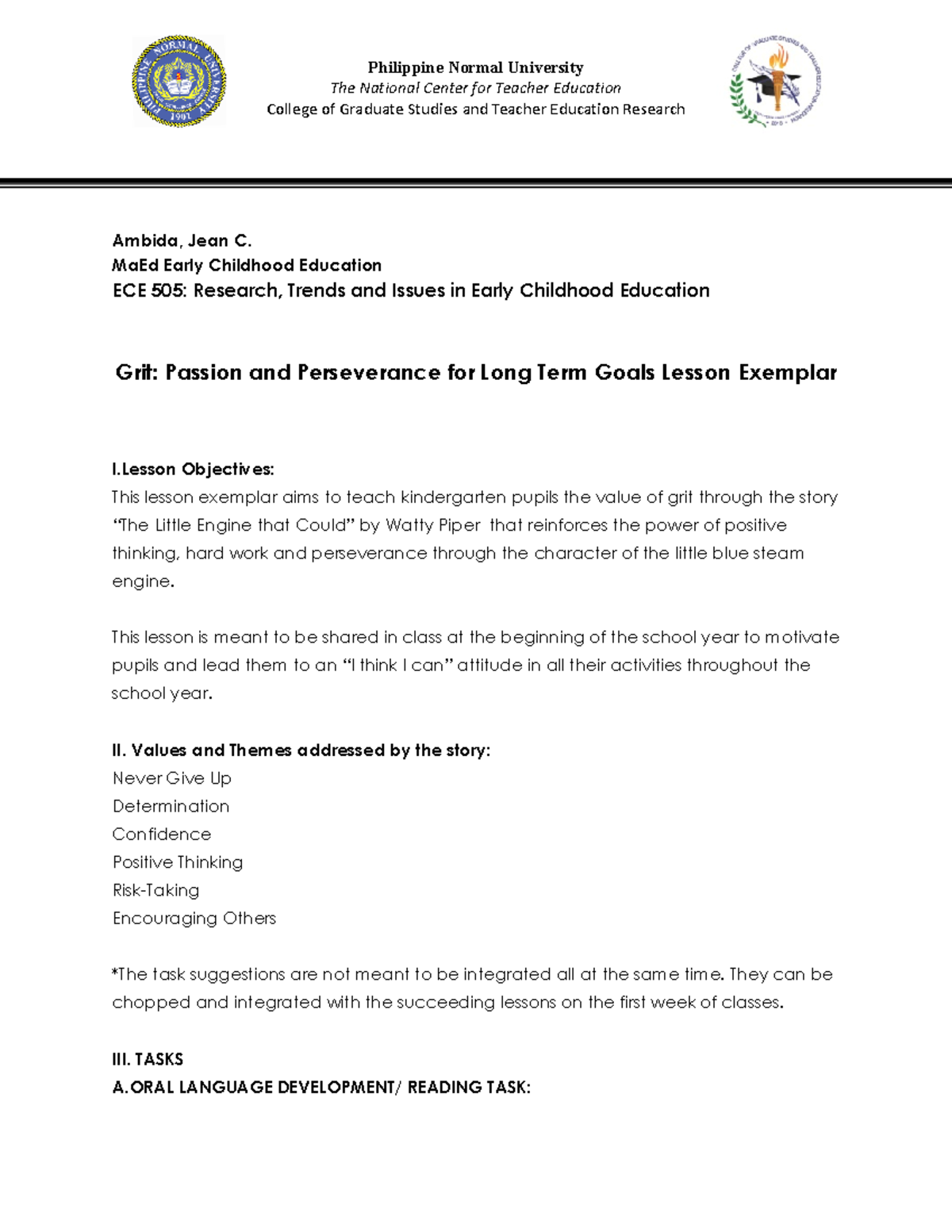 Grit-Lesson-Exemplar - The National Center for Teacher Education ...