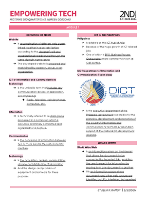 PE12 Q2 Module 4 - Activities - 12 PE and Health Quarter 2 – Module 4 ...