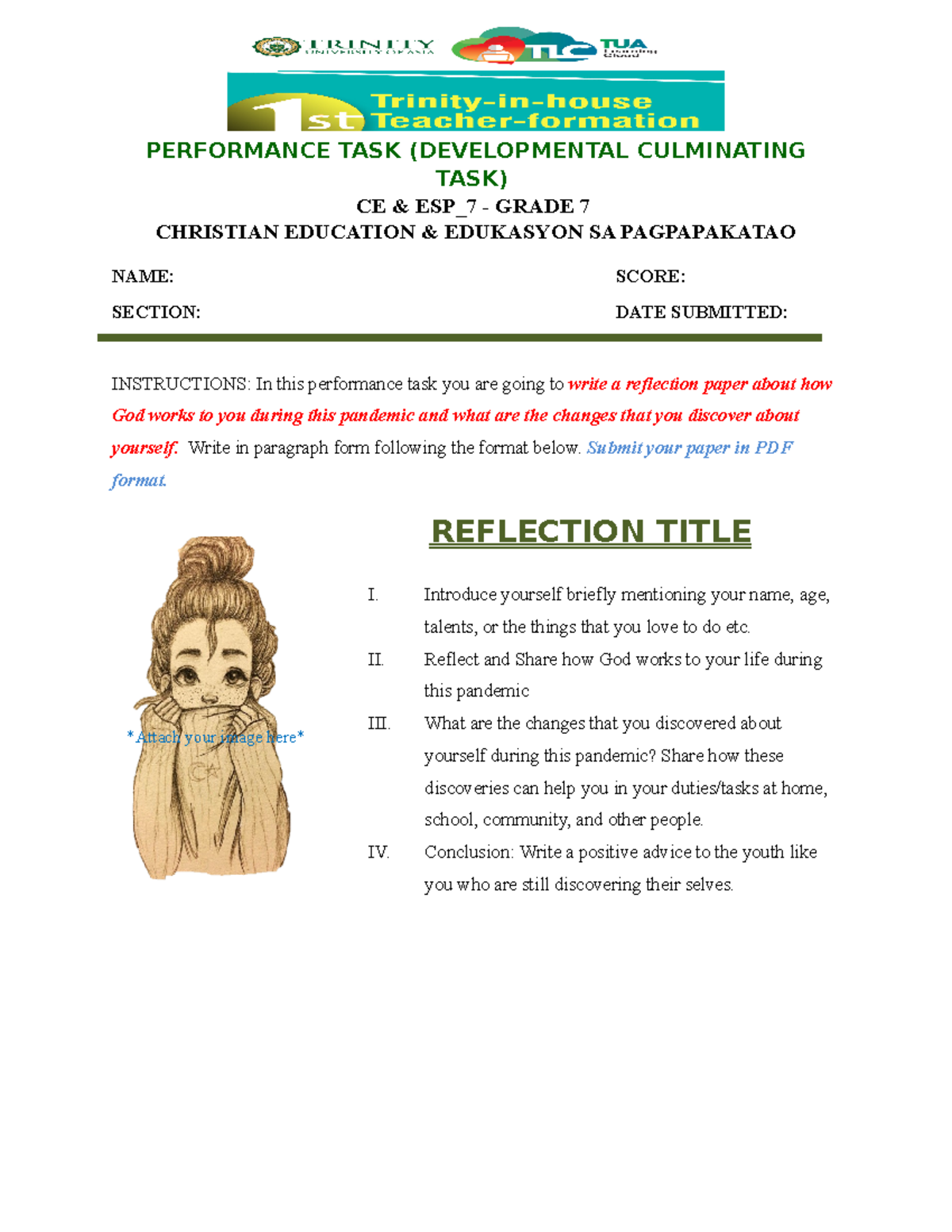 Mi NI PETA CE ESP7 Document - PERFORMANCE TASK (DEVELOPMENTAL ...