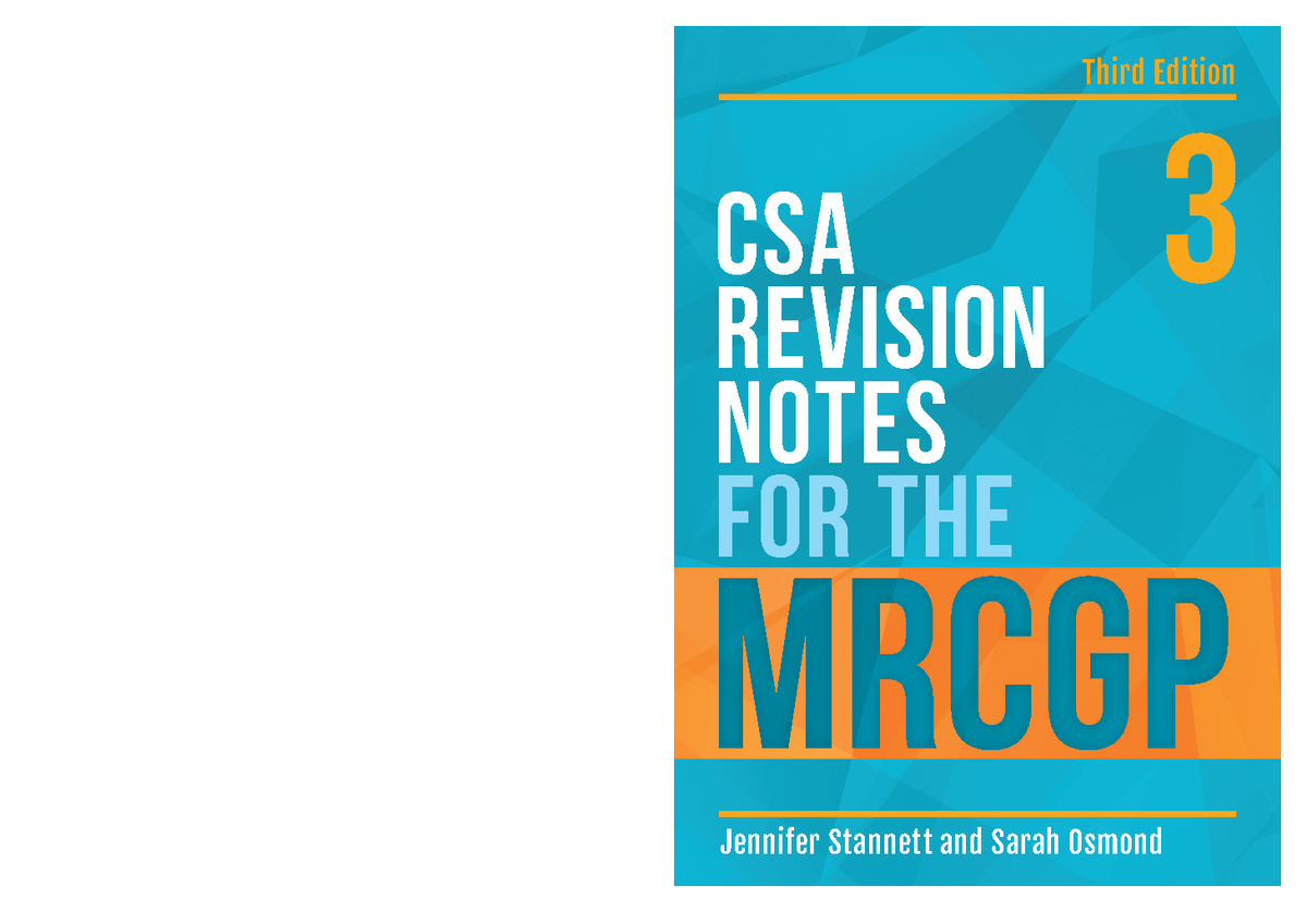 CSA Revision Notes FOR THE - Third Edition Jennifer Stannett and Sarah ...
