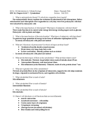 HW23 chap9 Krebs%2C+ETC+f21 - BIOL 134 Introduction to Cellular Biology ...