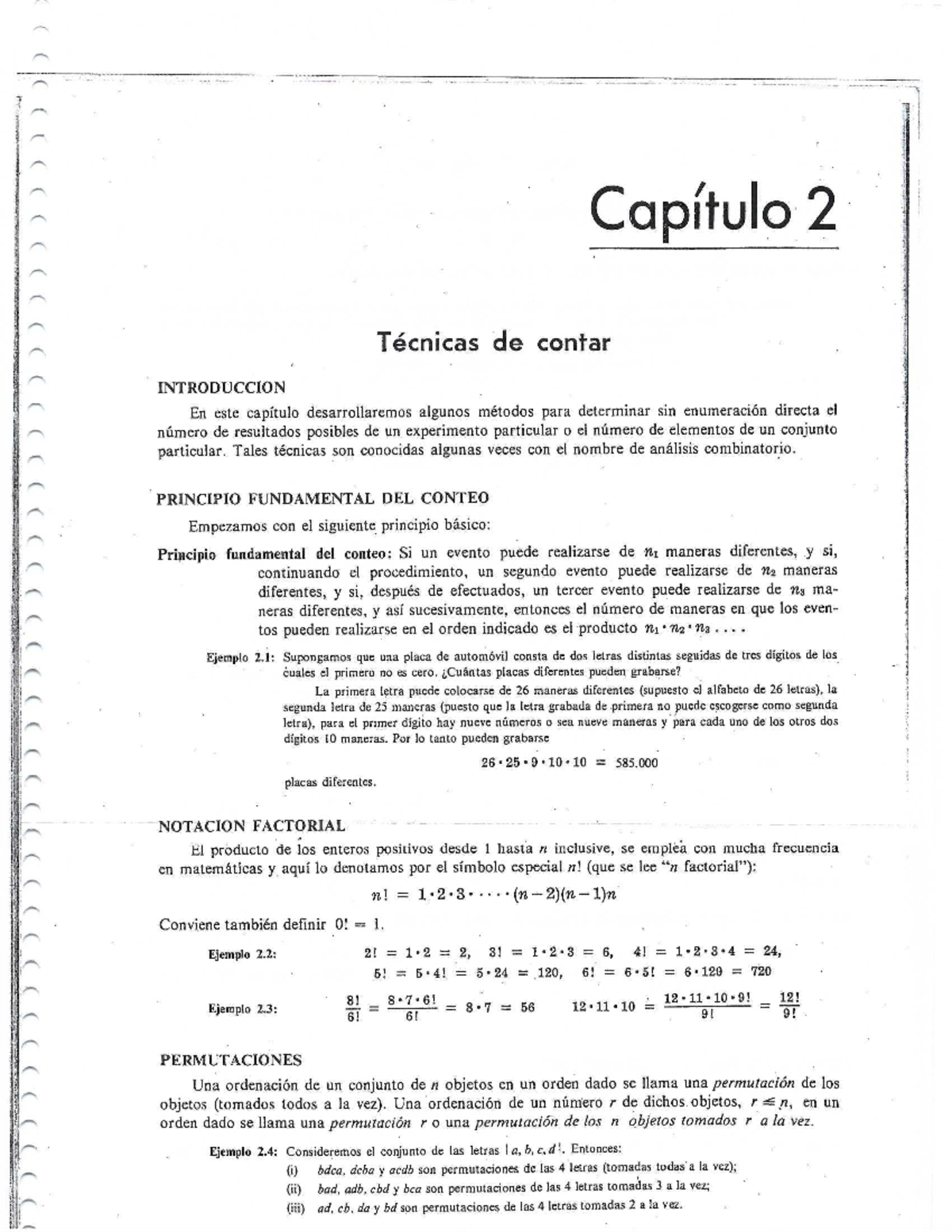 Tecnicas DE Conteo - ................ - Estadística - Studocu