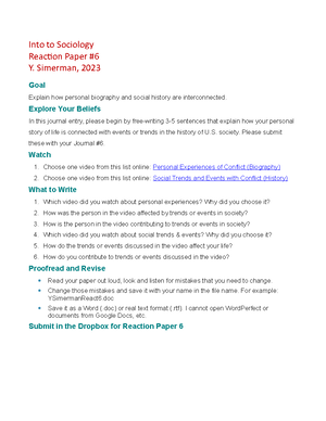 Creating a New Budget Student Assignment - Student Assignment In this ...