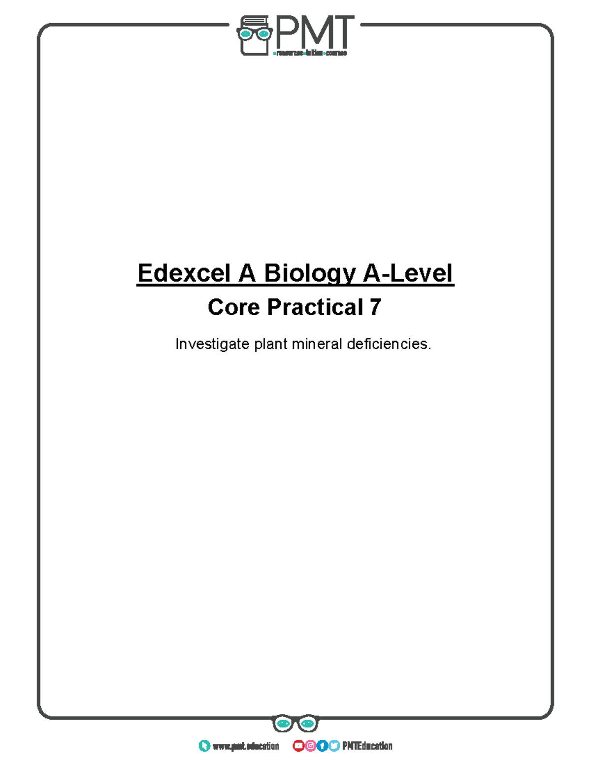 CP 07 - Plant mineral deficiencies - Studocu