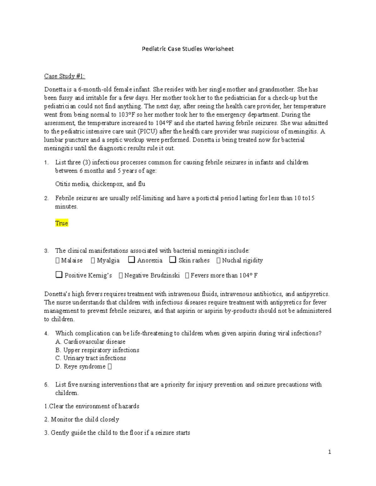 Annotated-NURS%20230%20Lab%20-%20Pediatric - Pediatric Case Studies ...