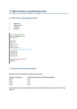 Pdf-algorytmy- Sciaga - 1 definicje: algorytm, cechy algorytmu, niezmiennik, warunek stopu ...