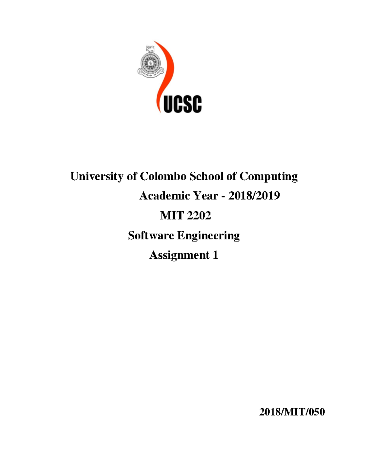 Assignment 1 - To gain knowledge about Software Engineering ...