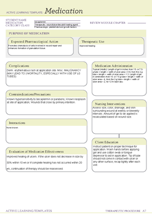 Albuterol - Medication - STUDENT NAME MEDICATION REVIEW MODULE CHAPTER ...