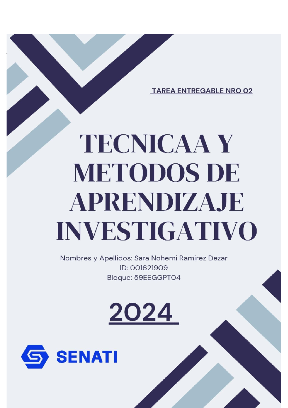 Entregable-E02 Sara Ramirez Dezar - Tecnicas y Metodos de Aprendizaje - Studocu