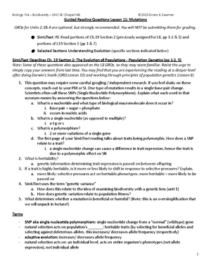 BIOL 104 Practice Exam 2 - YOUR NAME (First and Last) YOUR PID NUMBER ...