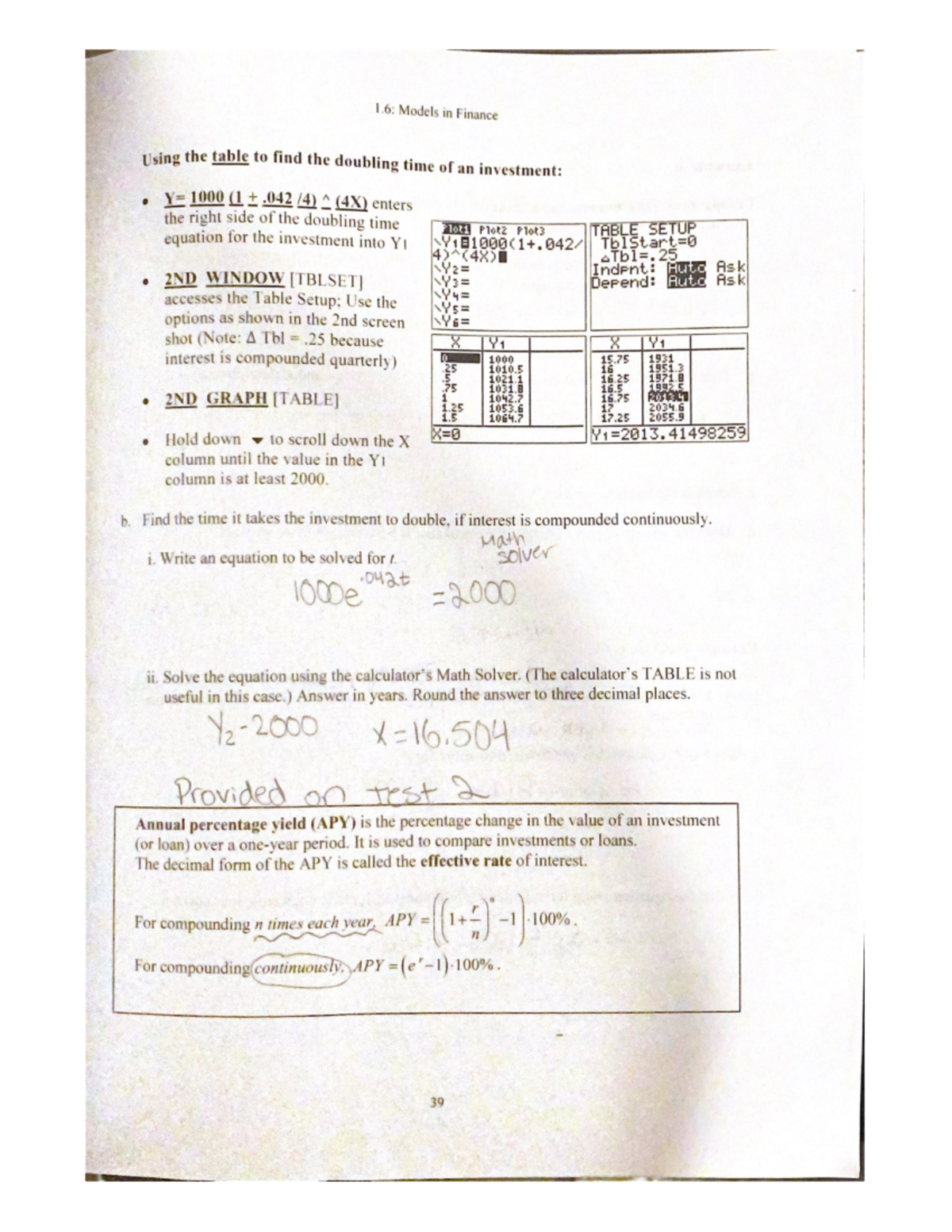 Math 1020 lecture check notes chapter 1.6b - MATH1020 - Studocu