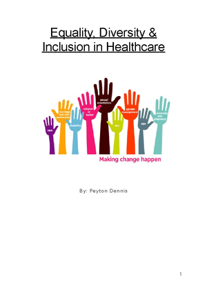 Unit 6 - new unit 6 learndirect - Equality, Diversity, and Inclusion ...