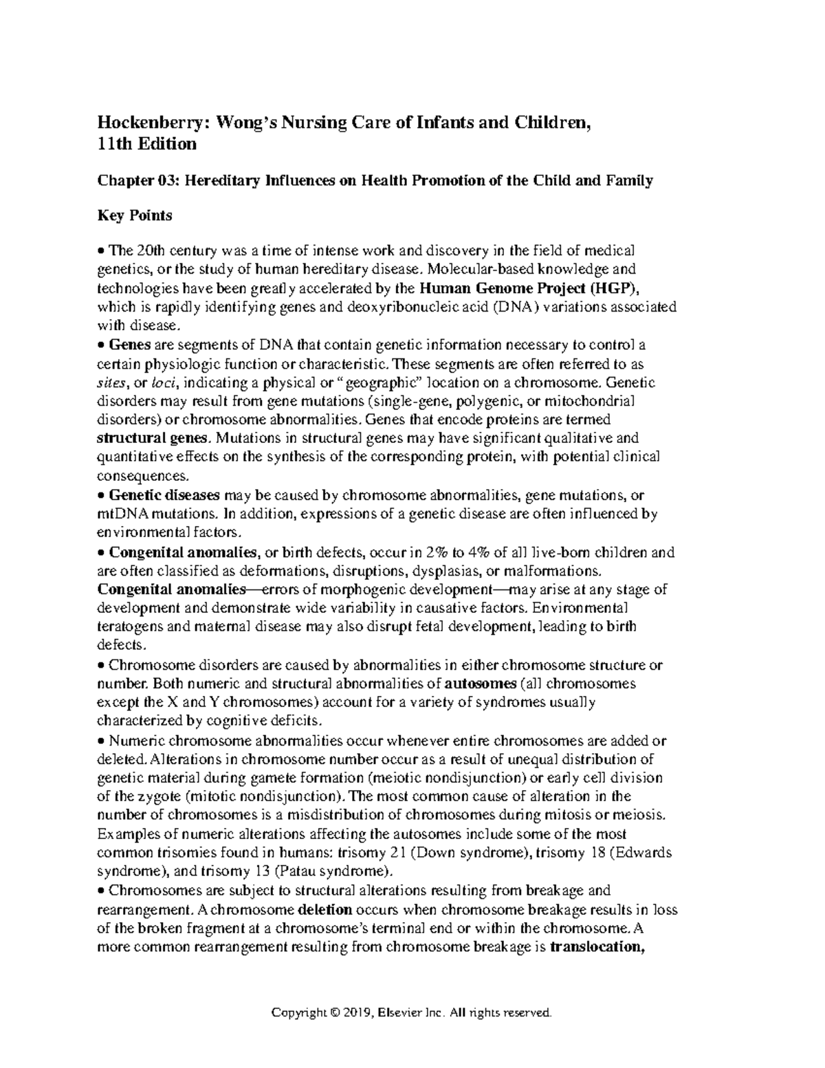 Chapter 003 - Copyright © 2019, Elsevier Inc. All rights reserved ...