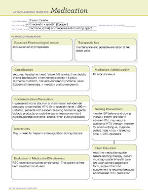 Clarithromycin - ALT - ACTIVE LEARNING TEMPLATES Medication STUDENT ...
