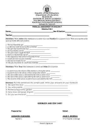 Sample ESP Lesson Plan - Sample Detailed Lesson Plan in English for ...