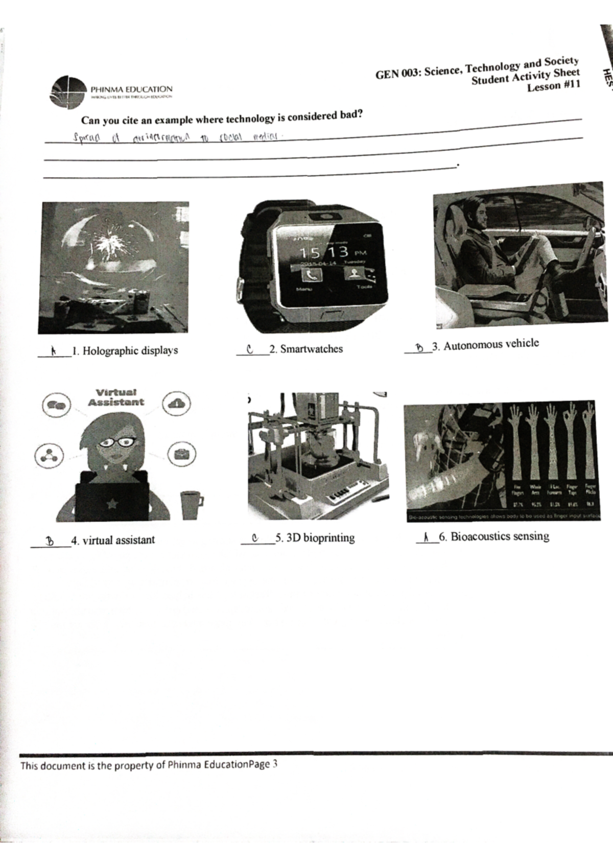 GEN 003 MODULE 11-13 - Science, Technology, and Society - Studocu