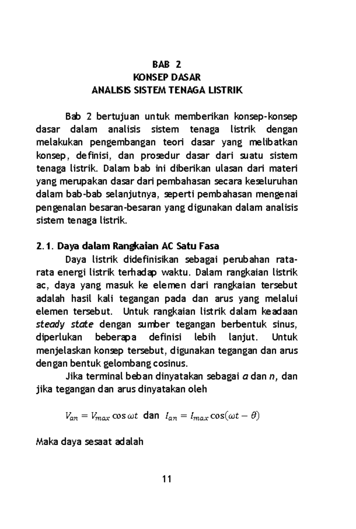 Konsep Dasar -Lecture Note - Warning: TT: undefined function: 32 BAB 2 KONSEP DASAR ANALISIS ...