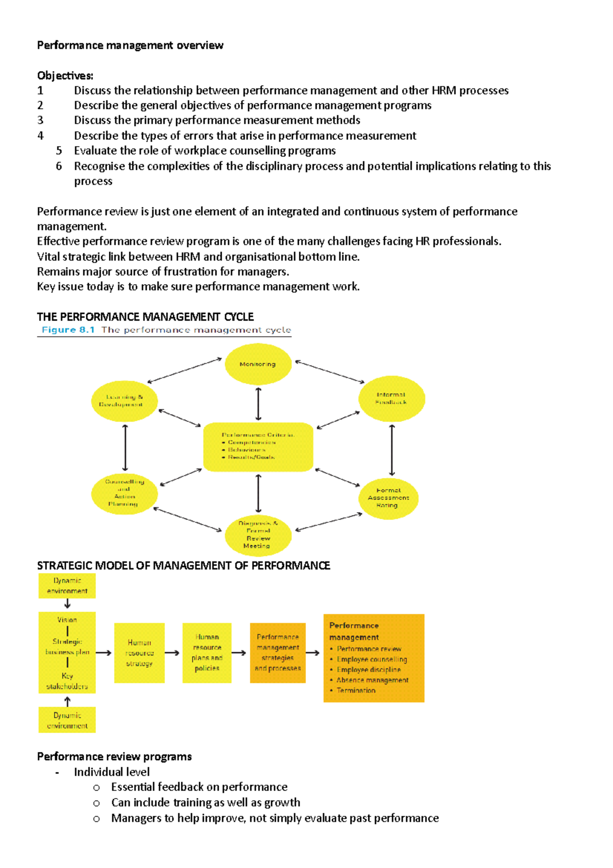 Performance management overview tut 1:2 - Performance management ...