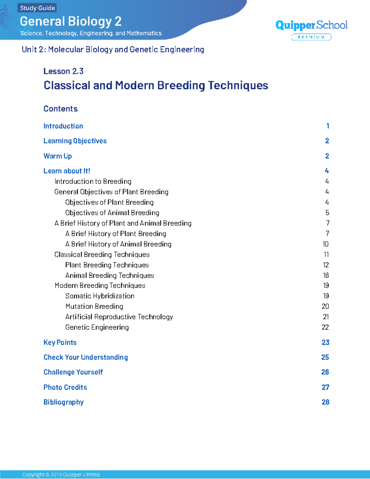 2.3 Classical and Modern Breeding Techniques - Classical and Modern ...