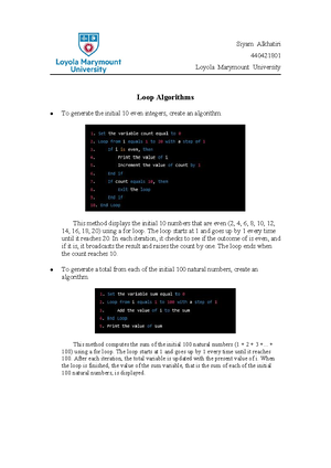 Basic algirithms and programming-Assignment 1 - Siyam Alkhatiri ...