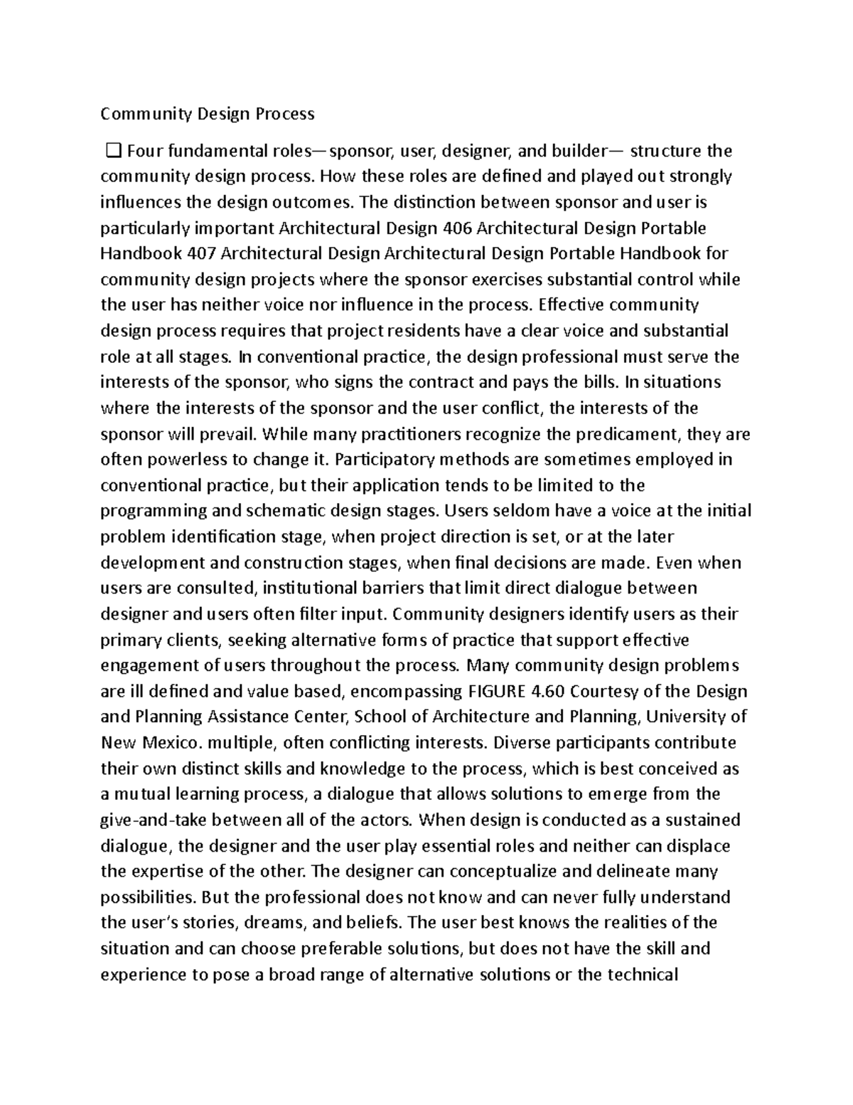 AR 25 - Lecture notes 10 - Architectural Design 1 - TIP - Studocu
