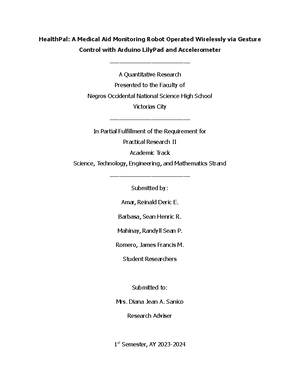 Anaphy Case Study - CASE STUDY 2. HIT FRONT AND SIDE Submitted by ...