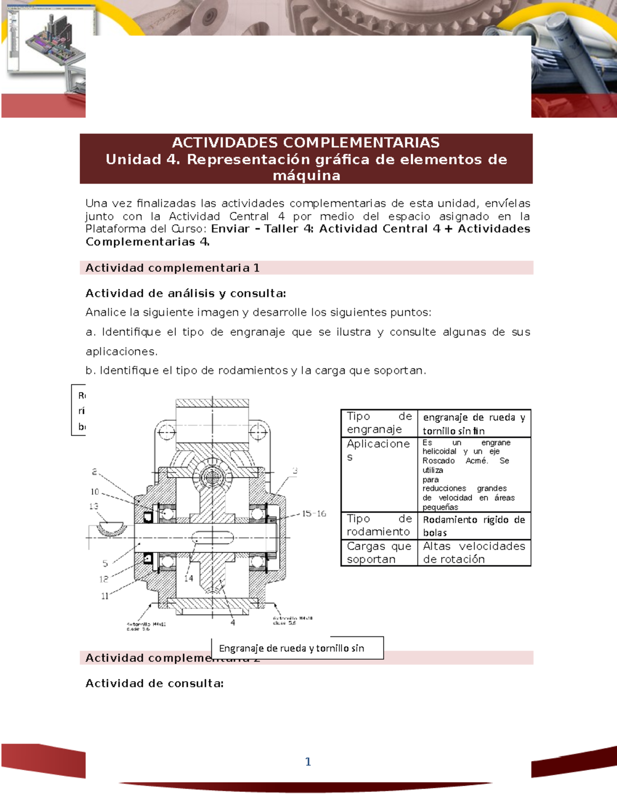 IPMI. Actividades Complementarias U4 - ACTIVIDADES COMPLEMENTARIAS Unidad 4. Representación ...