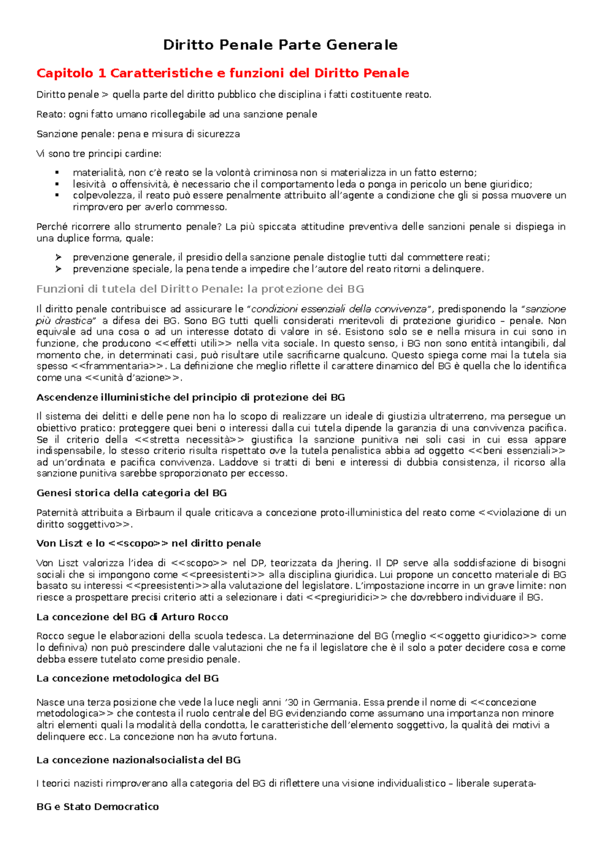 Diritto Penale Mappe Concettuale - Diritto Penale Parte Generale ...