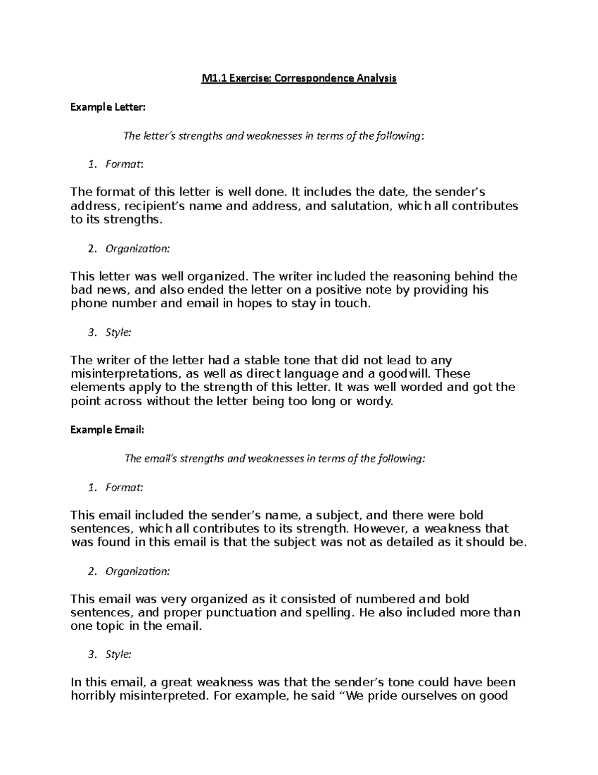 M1.1 Exercise- Correspondence Analysis ENC 2210 - M1 Exercise ...