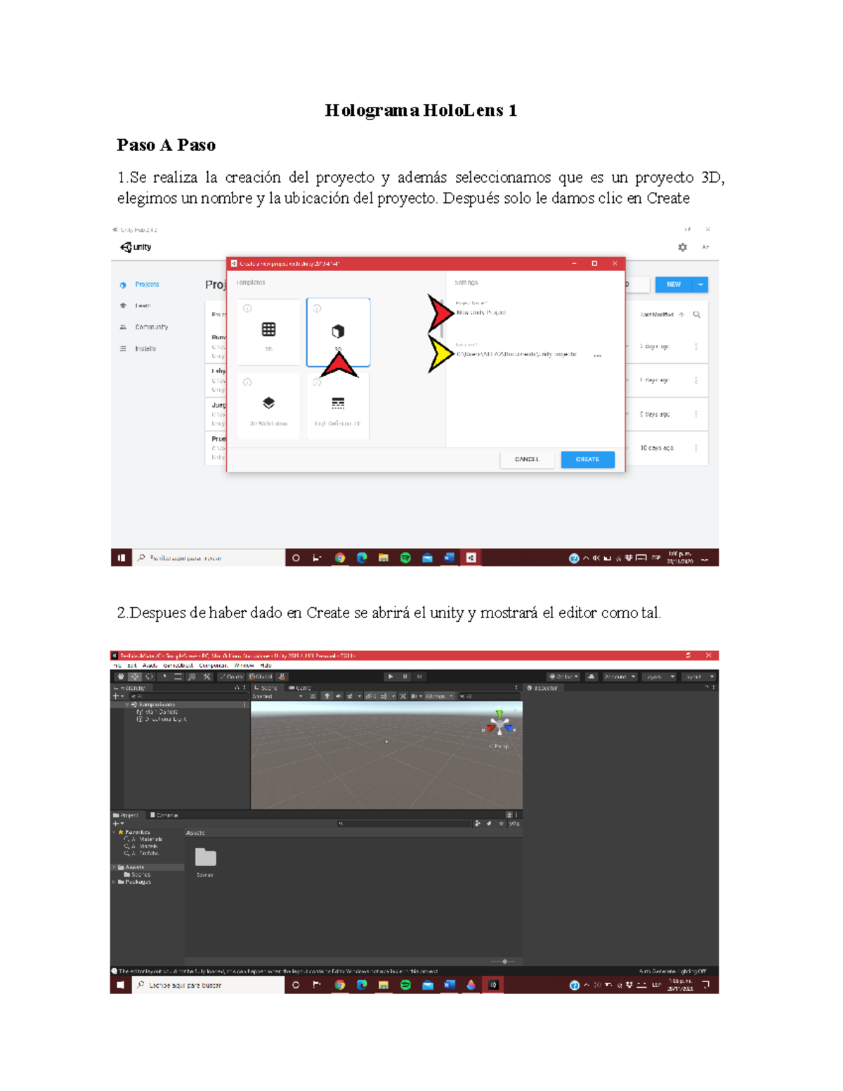 Holograma Holo Lens 1 - carlos ivan pinzon romero - Holograma HoloLens ...