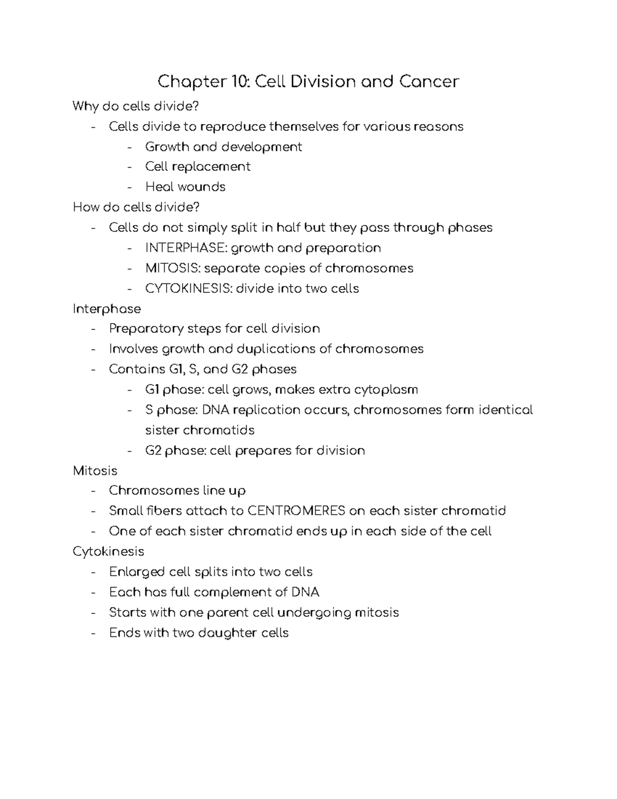 Chapter 10 Cell Division and Cancer - Deprecated API usage: The SVG back-end is no longer ...