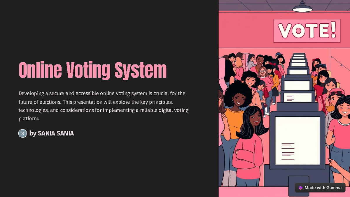 Online-Voting-System - Online Voting System Developing a secure and ...