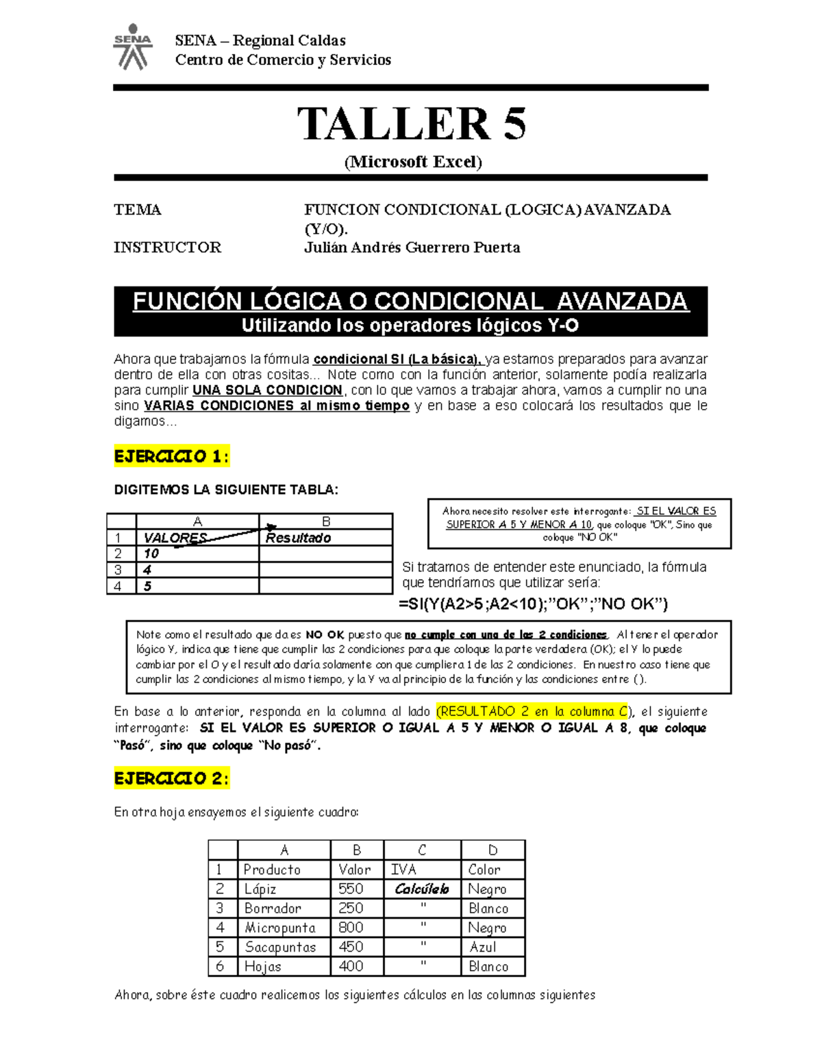 Tallernn Nonn 5nnn Funcionn Logicann Avanzadon 6462f15310 ef796 - SENA ...