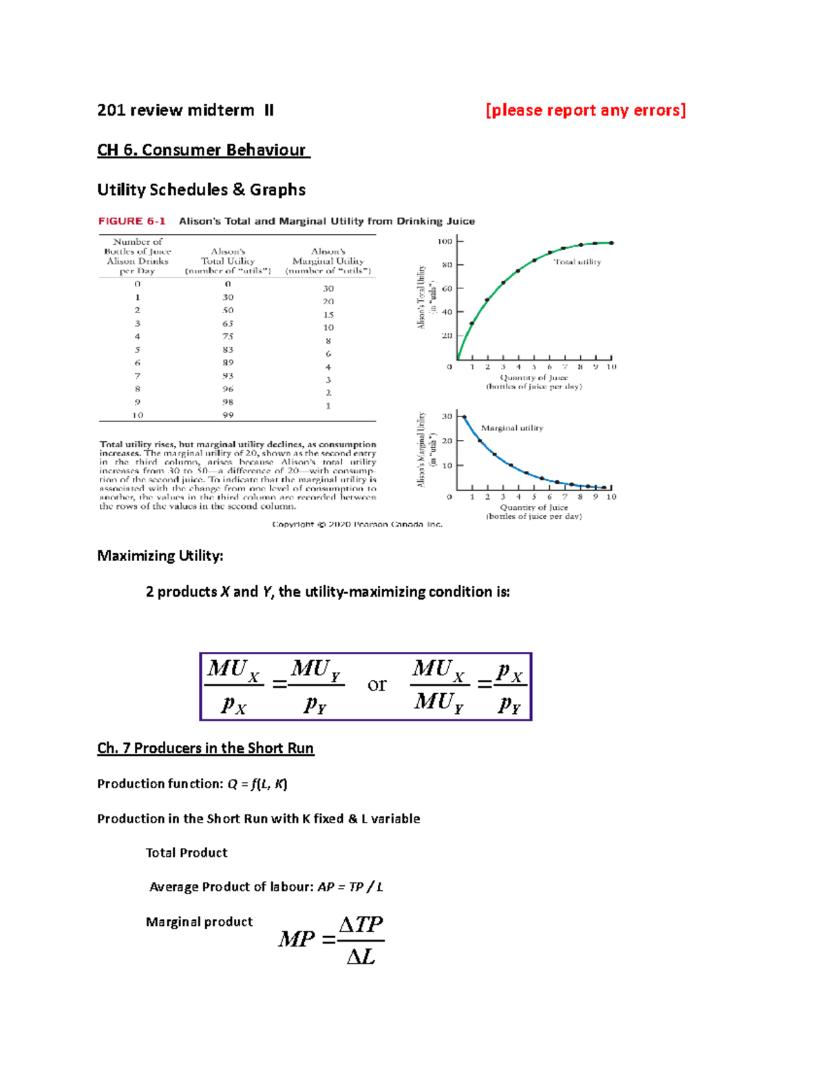 201 review midterm II - good luck - Δ Δ TP MP L 201 review midterm II ...