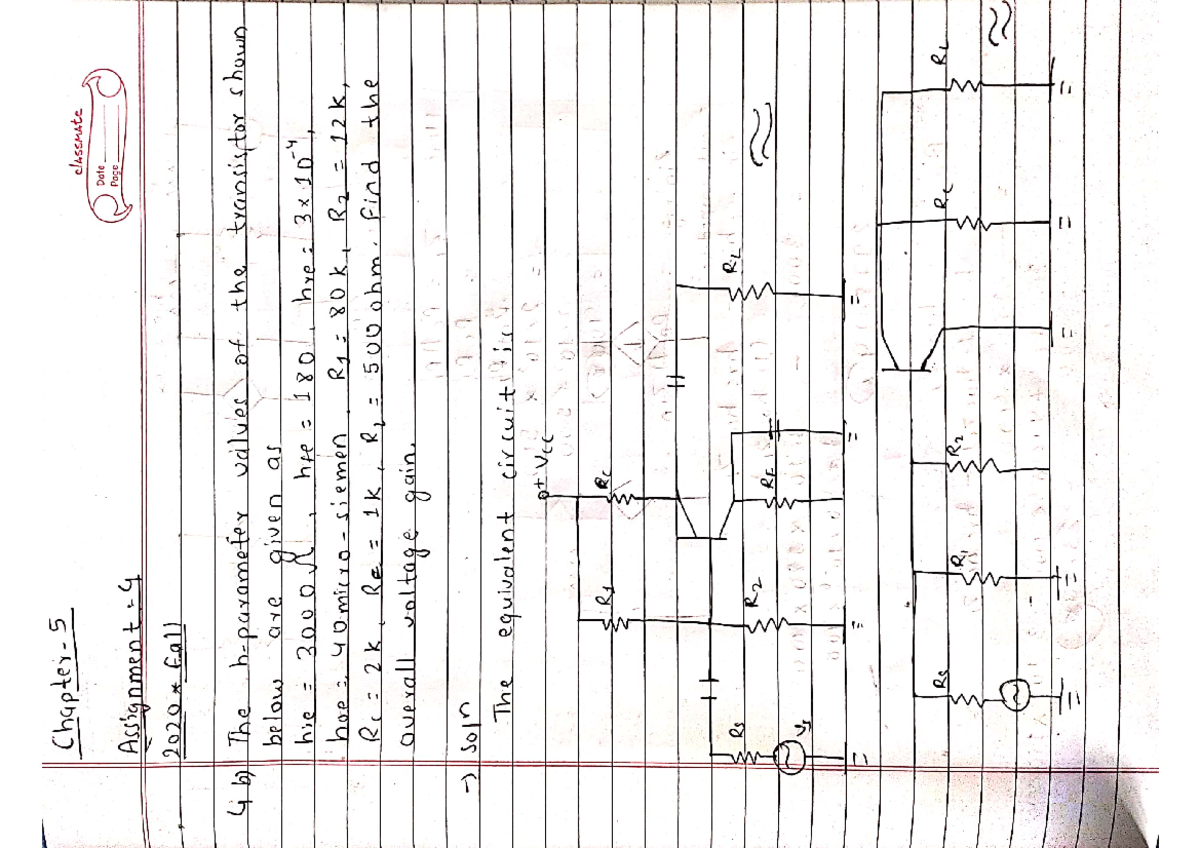 ED assignment 3 - Electronic Device and Circuits - Studocu