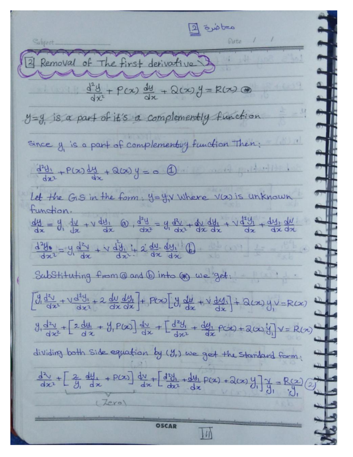Differential equations - Engineering Mathematics - Studocu