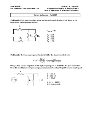 Sample Exam 1 F2024 - Practice Thermo Exam - Thermodynamics Sample Exam ...