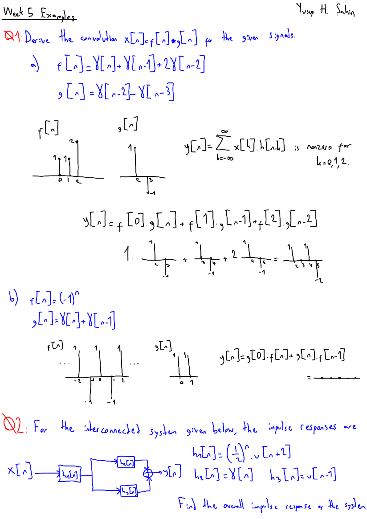 Sel q 2 - signals and systems - Studocu