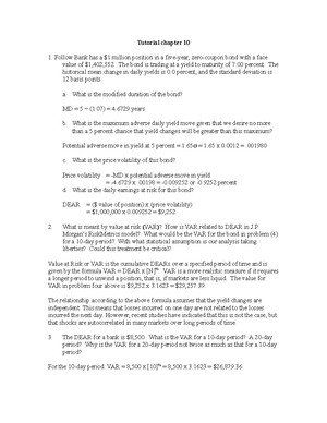Tutorial+chapter+8 solution - Tutorial chapter 8_solution Consider the following balance sheet ...
