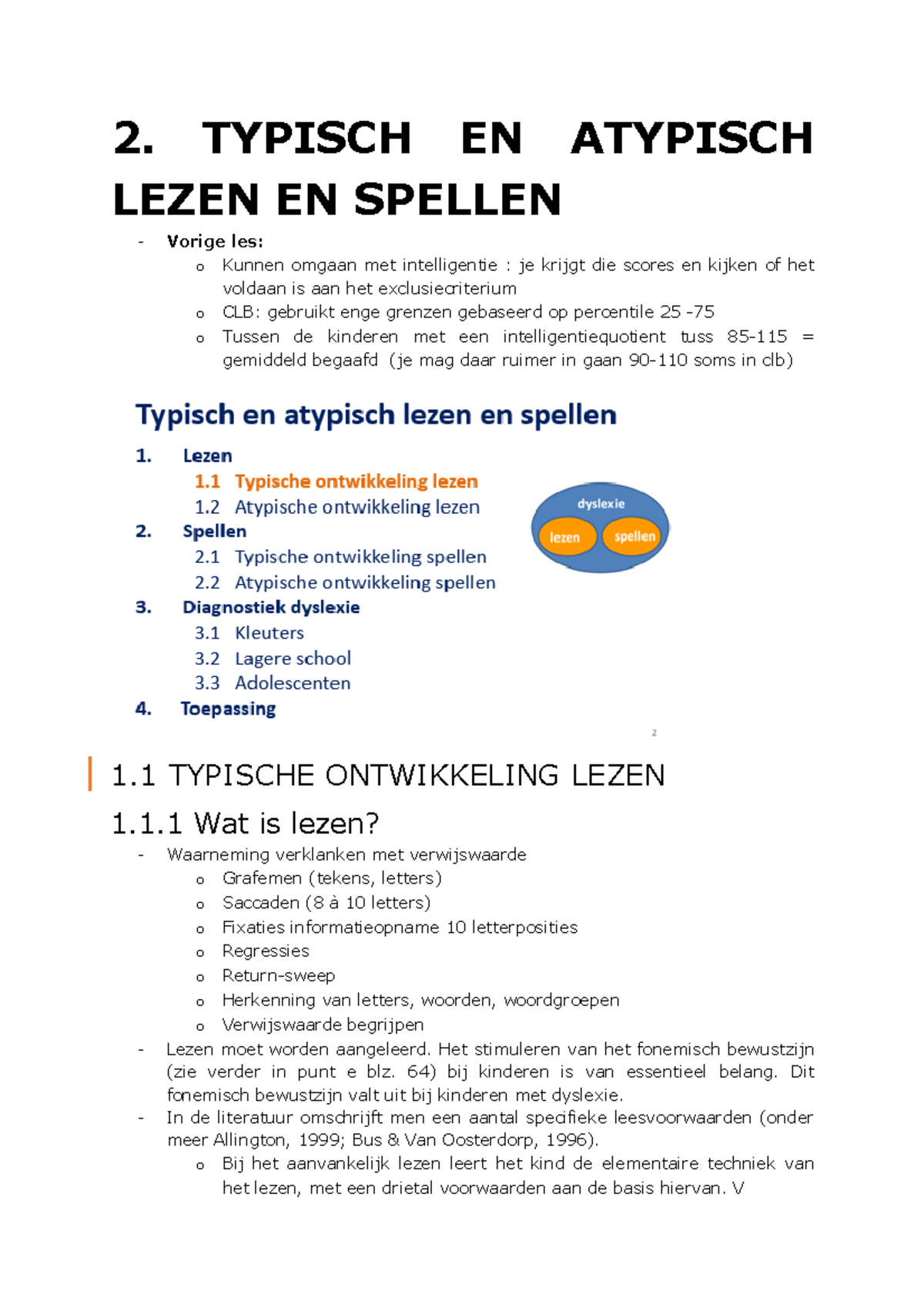 HRC2 Typisch en atypisch lezen en spellen - 2. TYPISCH EN ATYPISCH ...