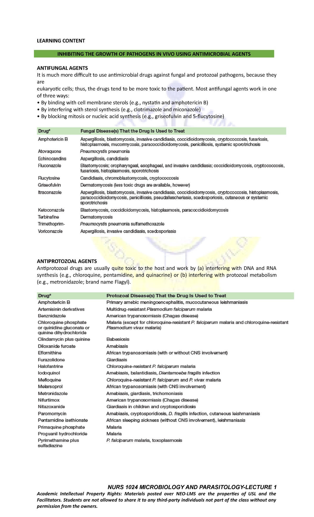 MICROBIOLOGY AND PARASITOLOGY_WEEK 10 LECTURE - Medical Laboratory ...
